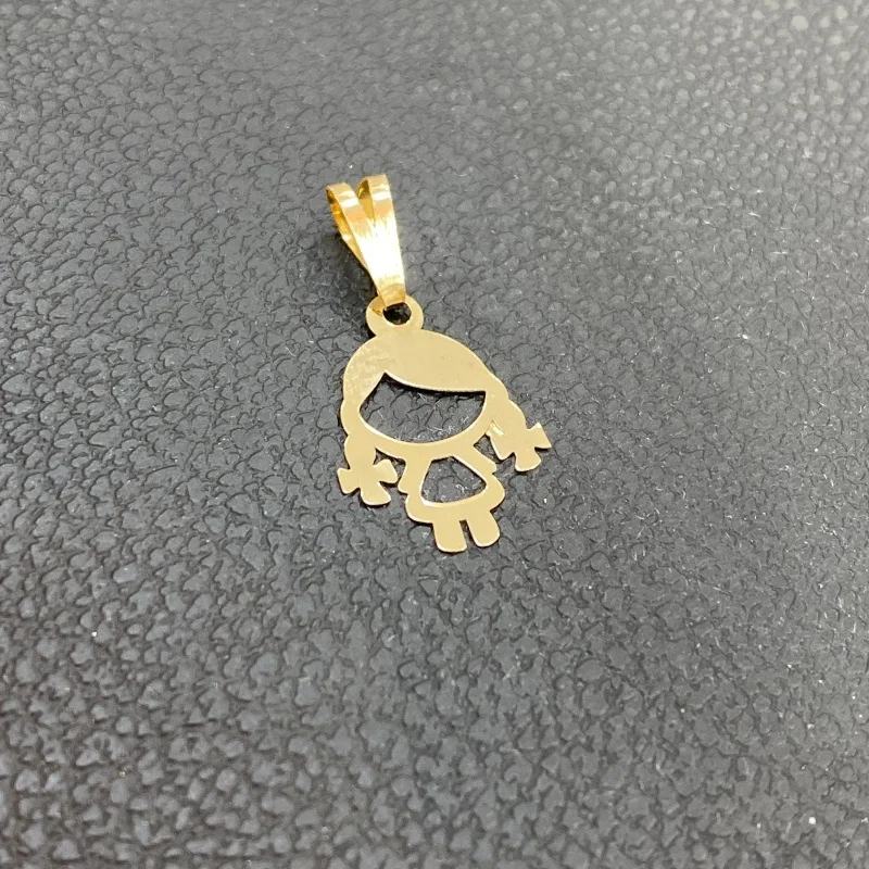 پلاک طلا لیزری طرح دختر زنانه و دخترانه کد 2266 SF